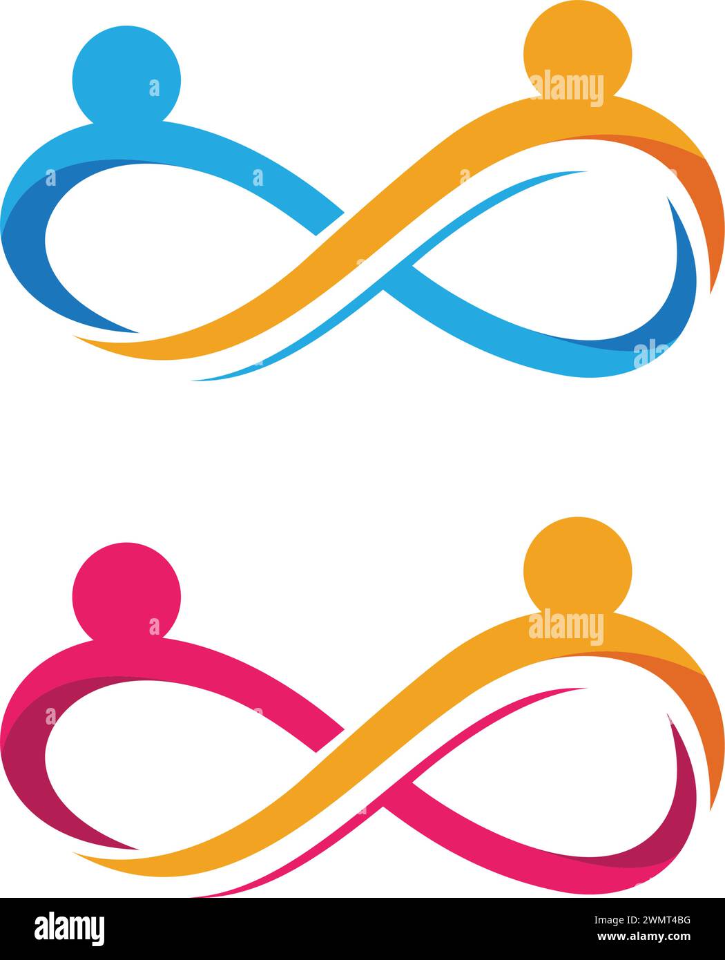 Infinity logo family hi-res stock photography and images - Alamy