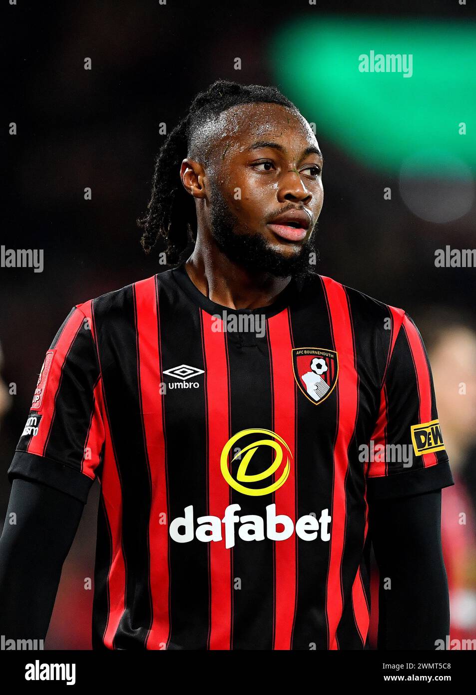 Bournemouth, UK. 27th Feb, 2024. Antoine Semenyo of AFC Bournemouth ...