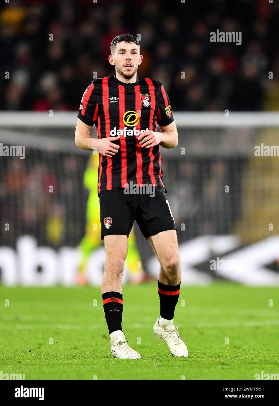 Bournemouth, UK. 27th Feb, 2024. Ryan Christie of AFC Bournemouth ...