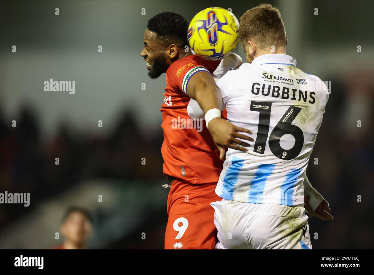 Walsall, UK. 27th Feb, 2024. Walsall's captain, Jamille Matt ...