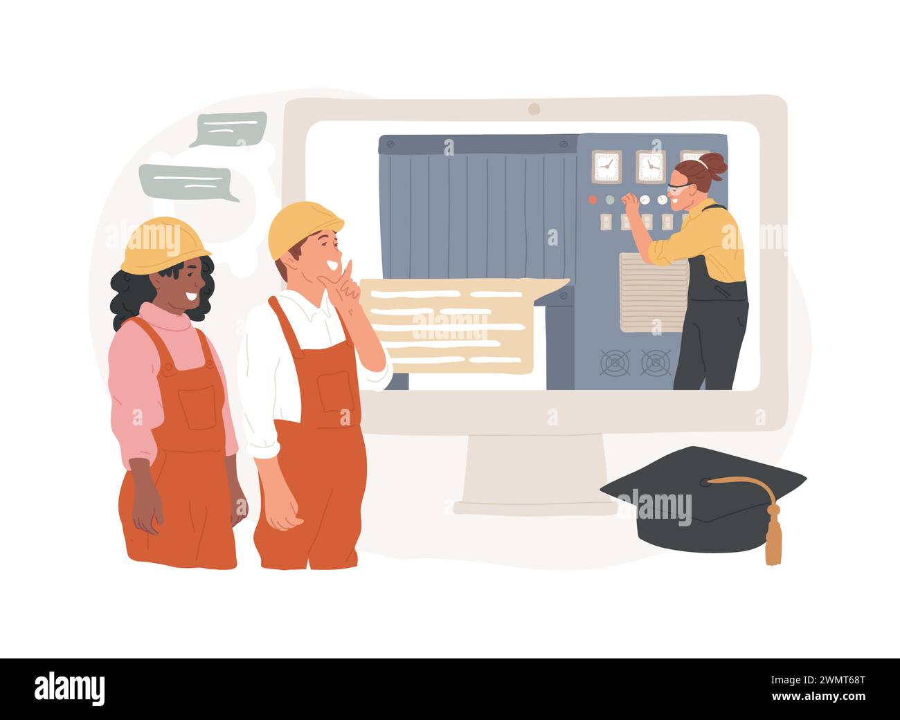 School class drawing vocational Stock Vector Images - Alamy