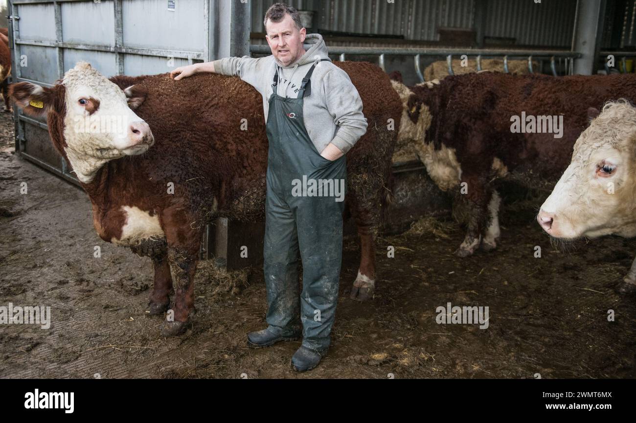 16th February 2024, Pontyberem, Wales. Former international rugby ...