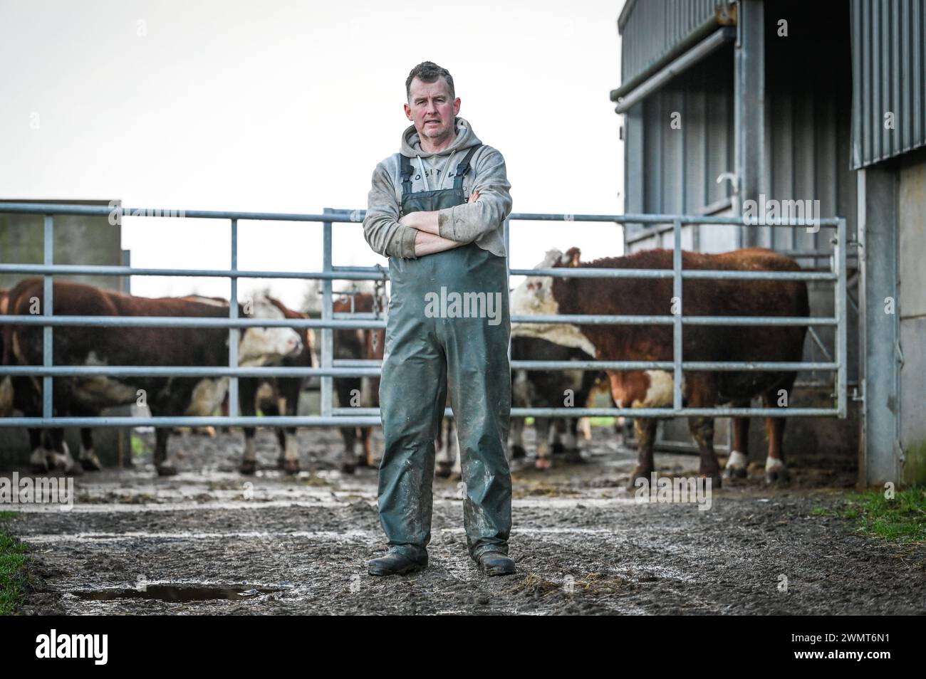 16th February 2024, Pontyberem, Wales. Former international rugby ...
