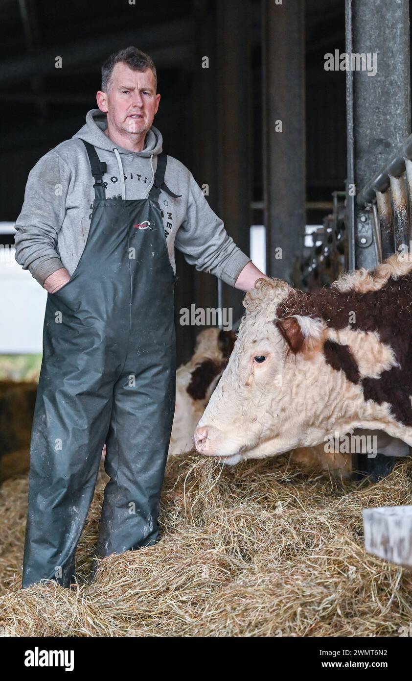16th February 2024, Pontyberem, Wales. Former international rugby ...