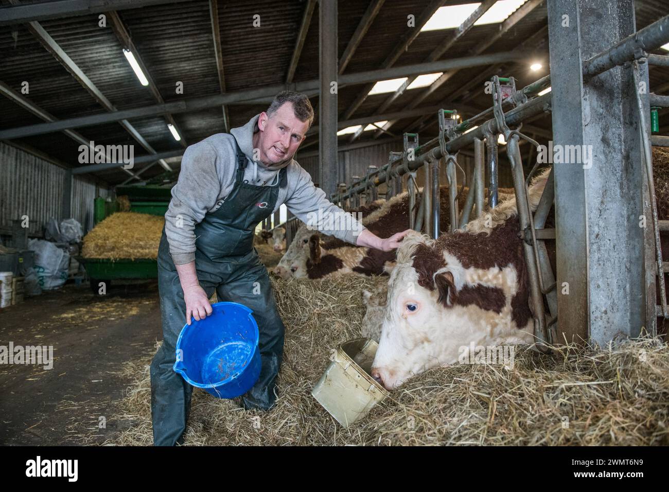16th February 2024, Pontyberem, Wales. Former international rugby ...