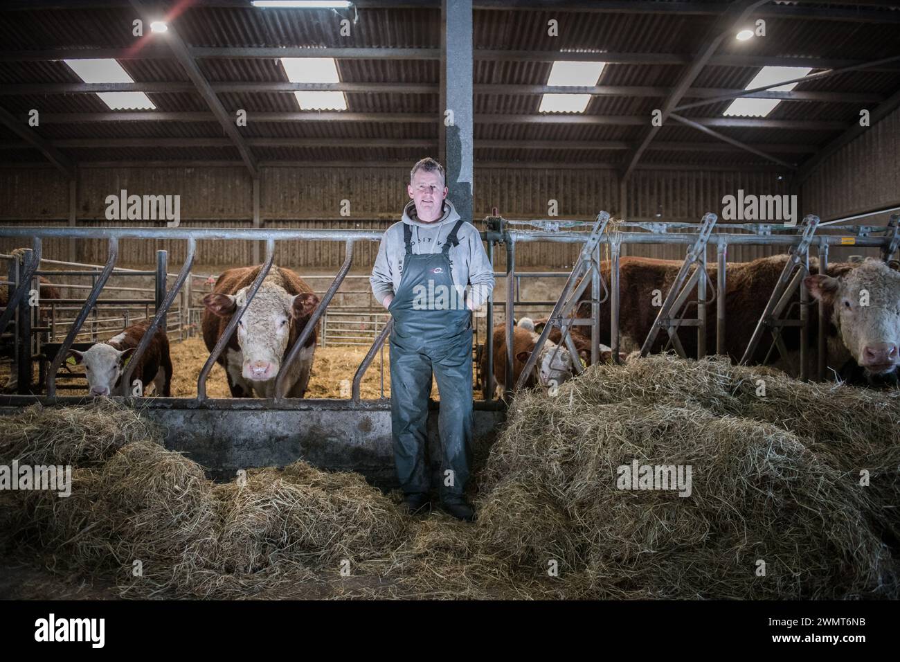 16th February 2024, Pontyberem, Wales. Former international rugby ...