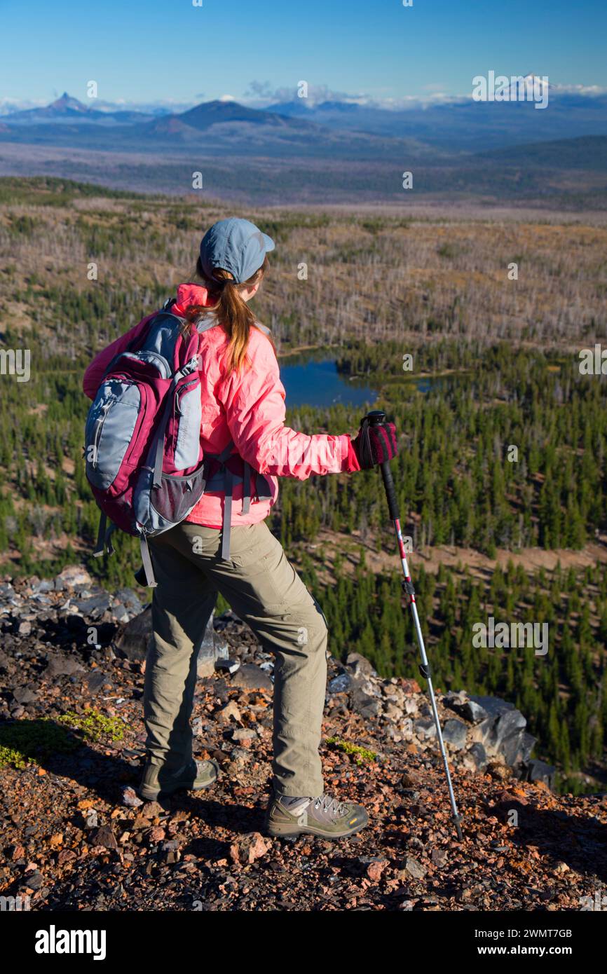 Forest view from Tam McArthur Rim Trail, Three Sisters Wilderness ...