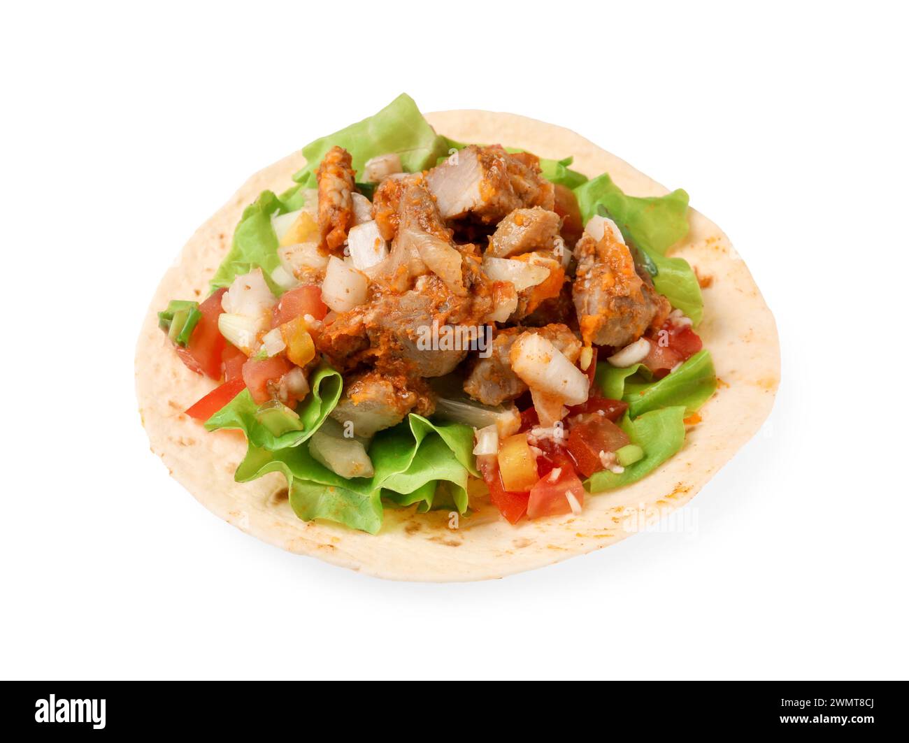 Traditional taco vegetables meat hi-res stock photography and images ...