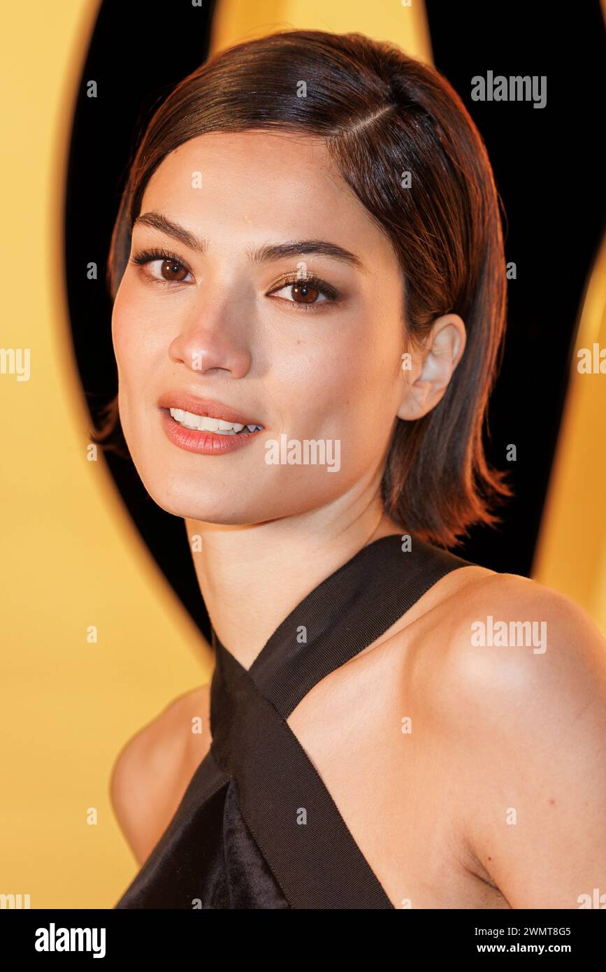 Yesly Dimate attends the Yves Saint Laurent Fall/Winter 2024-2025 ready ...