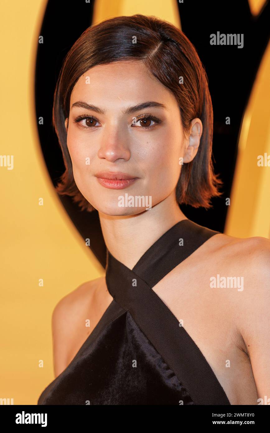 Yesly Dimate attends the Yves Saint Laurent Fall/Winter 2024-2025 ready ...