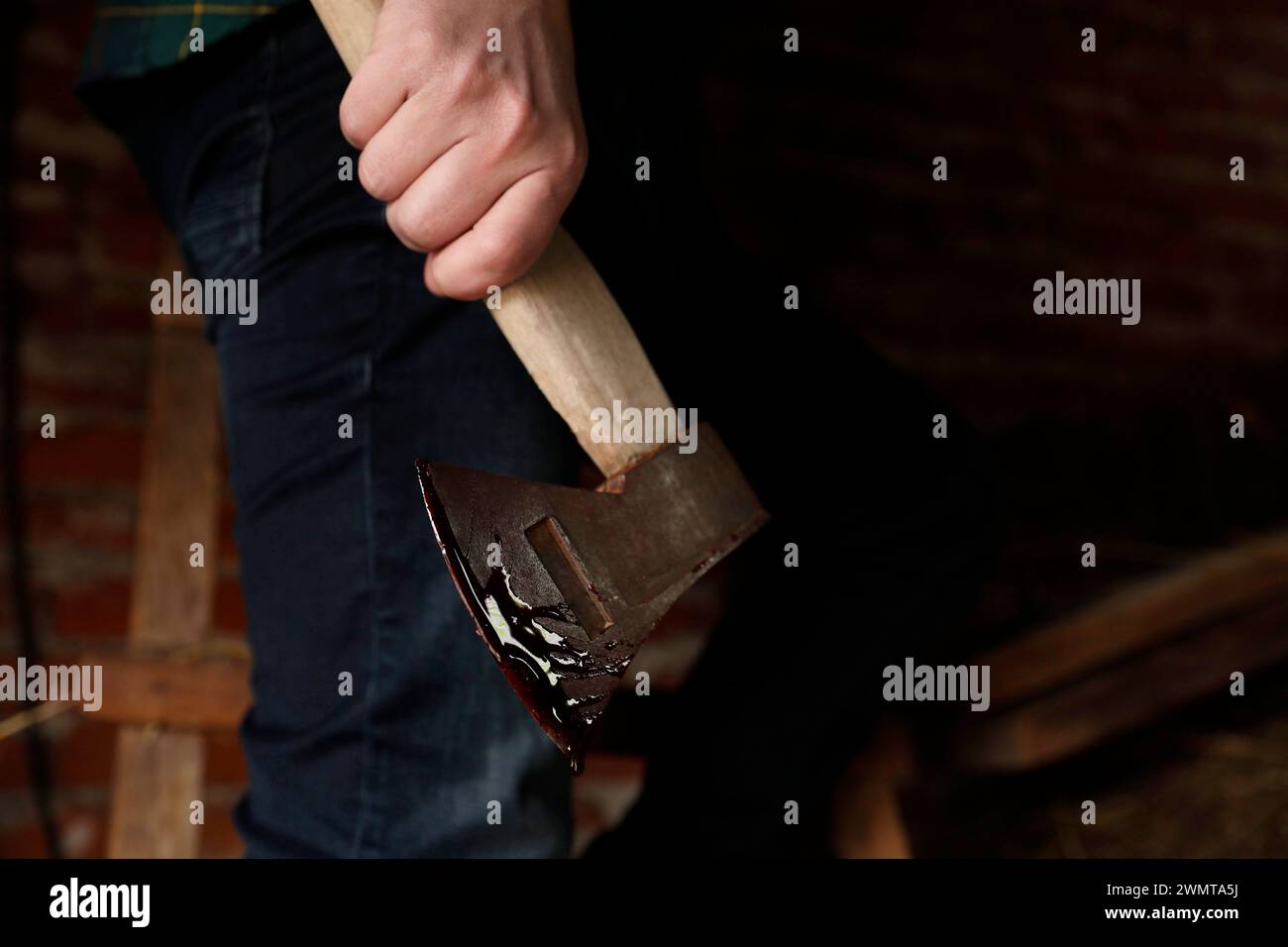 Bloody hand tool hi-res stock photography and images - Alamy