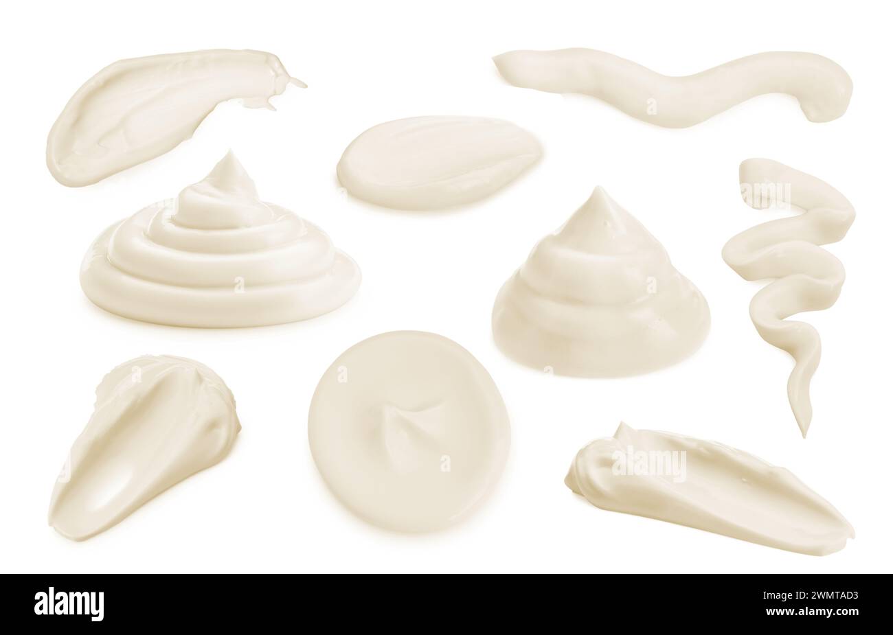 Mayonnaise stain Cut Out Stock Images & Pictures - Alamy