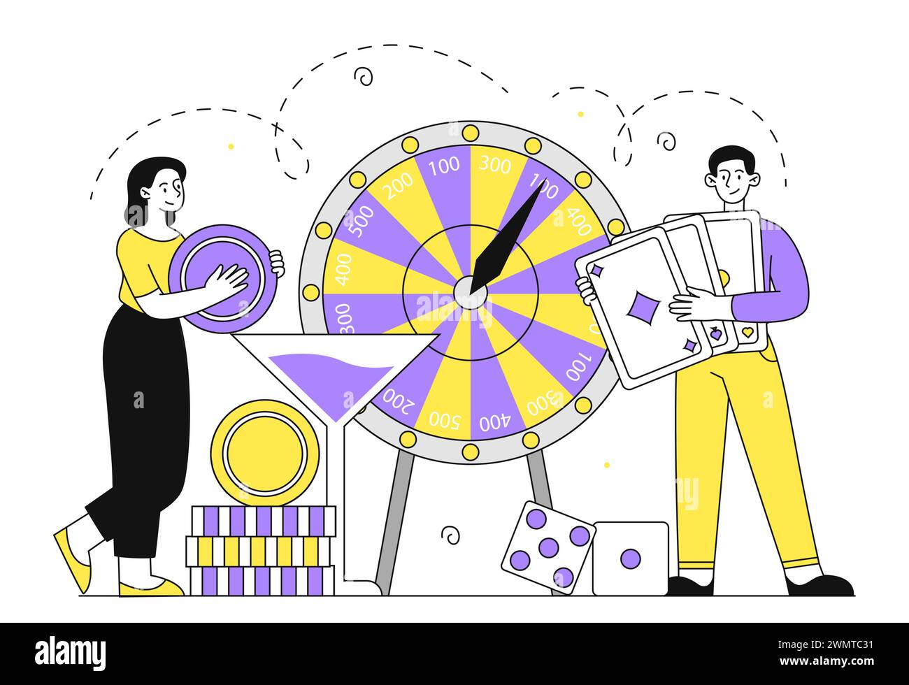 Money game Stock Vector Images - Alamy