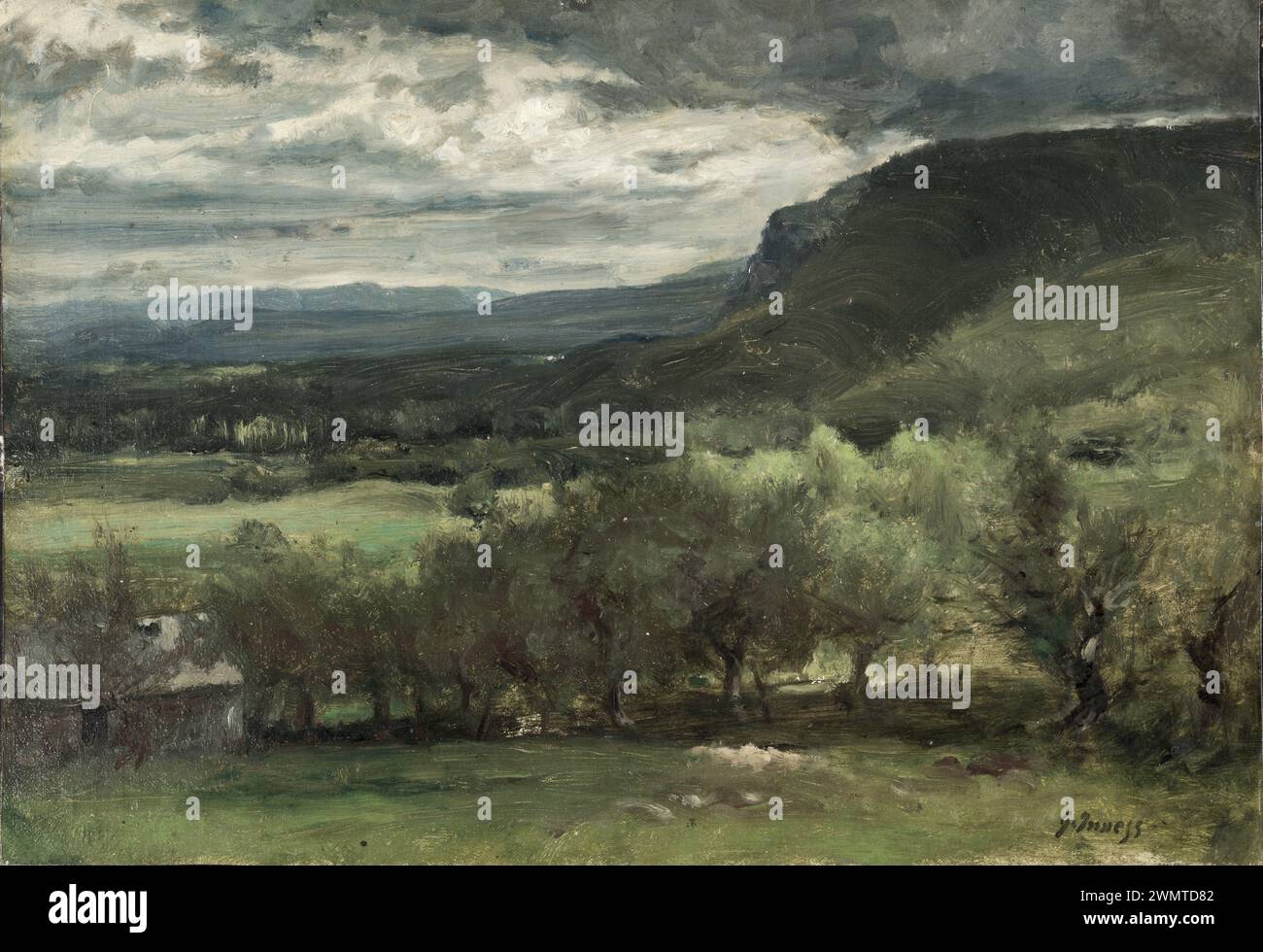 Inness George - Montclair, New Jersey (1878c Stock Photo - Alamy