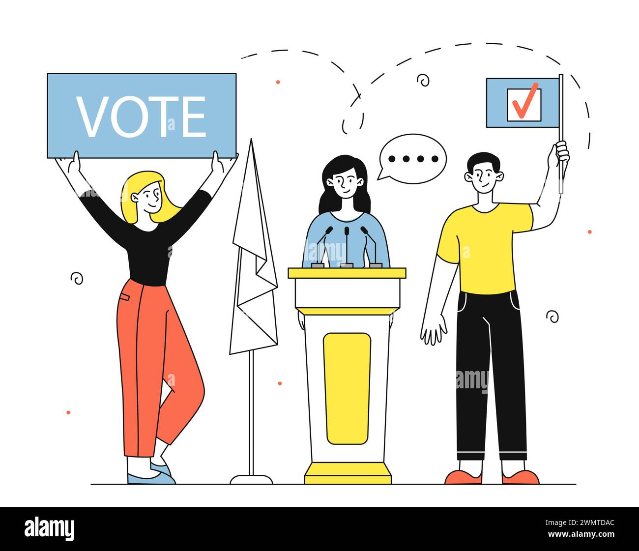 Politician political party Cut Out Stock Images & Pictures - Alamy