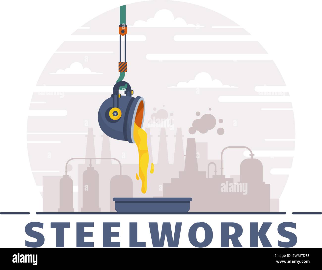 Metallurgy vector vectors Stock Vector Images - Alamy