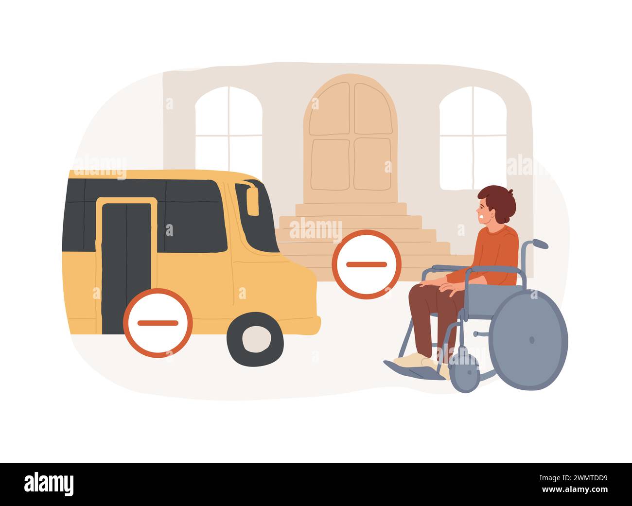 Inaccessible environments isolated concept vector illustration ...