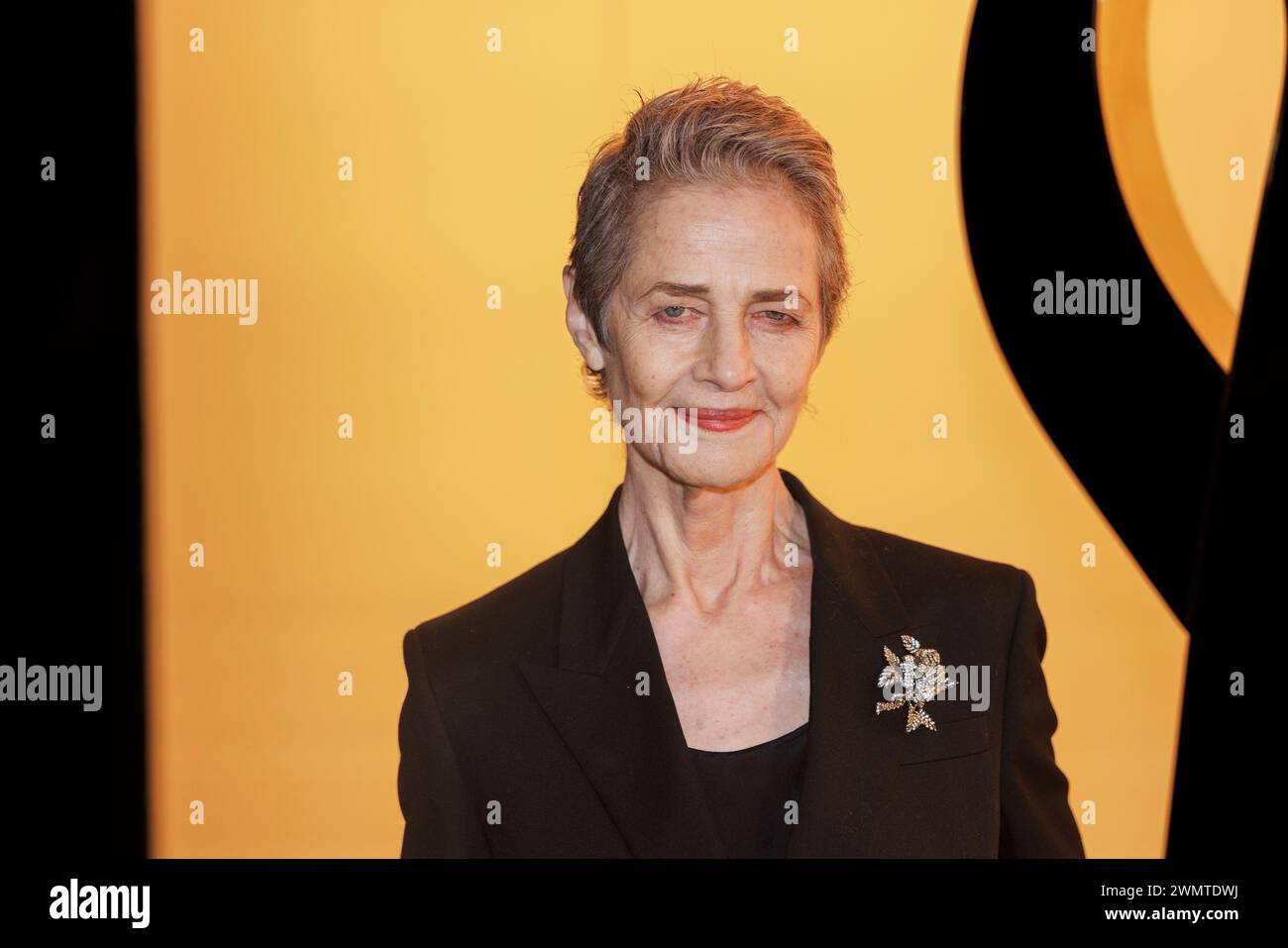 Charlotte Rampling attends the Yves Saint Laurent Fall/Winter 2024-2025 ...