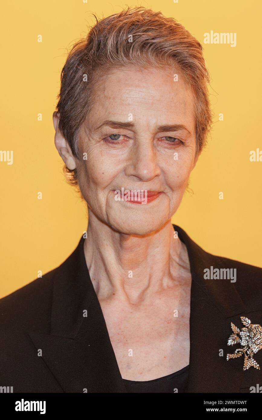 Charlotte Rampling attends the Yves Saint Laurent Fall/Winter 2024-2025 ...