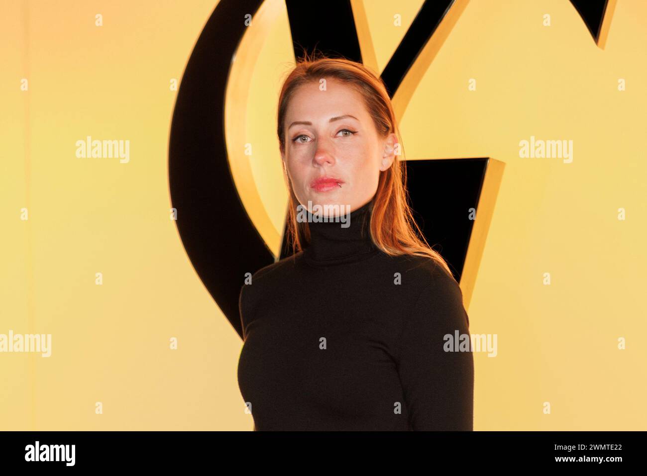 Charlotte de Witte attends the Yves Saint Laurent Fall/Winter 2024-2025 ...