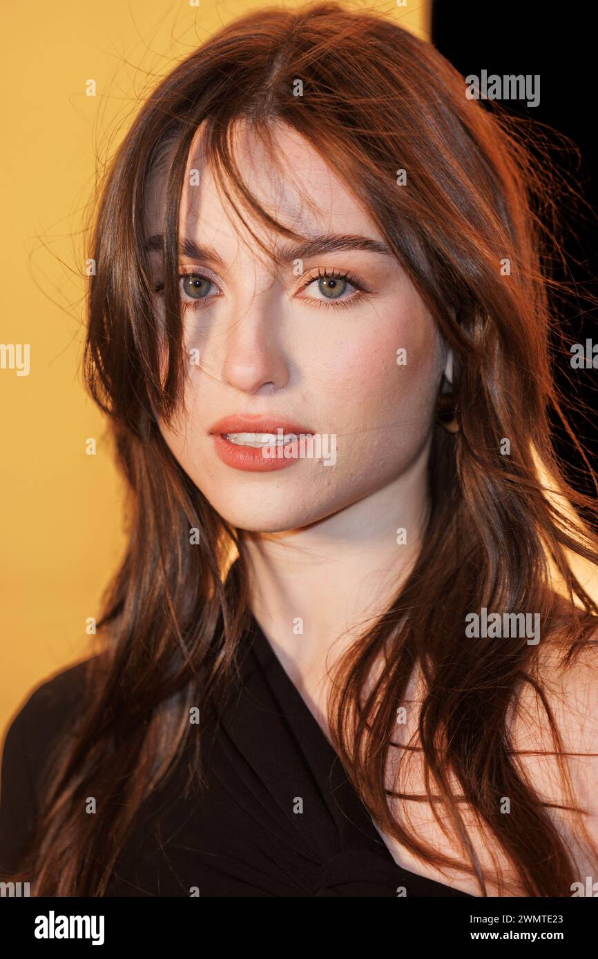 Madeline Argy attends the Yves Saint Laurent Fall/Winter 2024-2025 ...