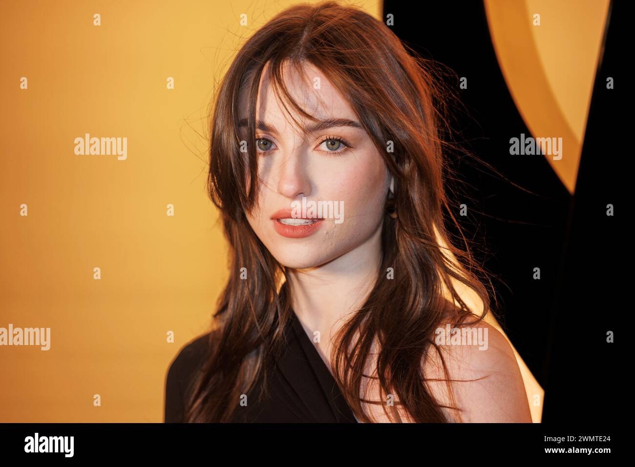 Madeline Argy attends the Yves Saint Laurent Fall/Winter 2024-2025 ...