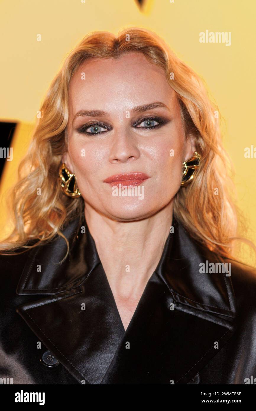 Diane Kruger attends the Yves Saint Laurent Fall/Winter 2024-2025 ready ...