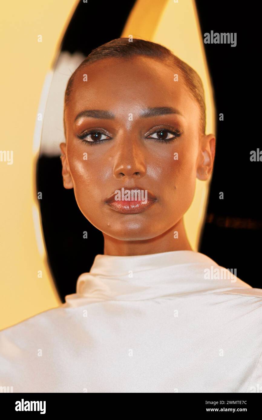 Jasmine Tookes attends the Yves Saint Laurent Fall/Winter 2024-2025 ...