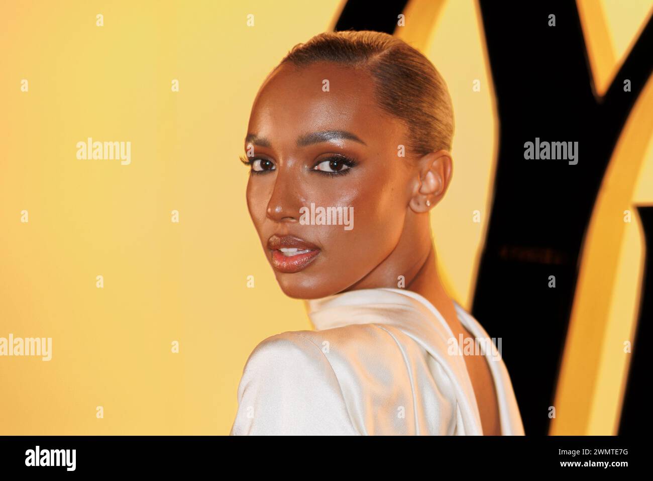 Jasmine Tookes attends the Yves Saint Laurent Fall/Winter 2024-2025 ...