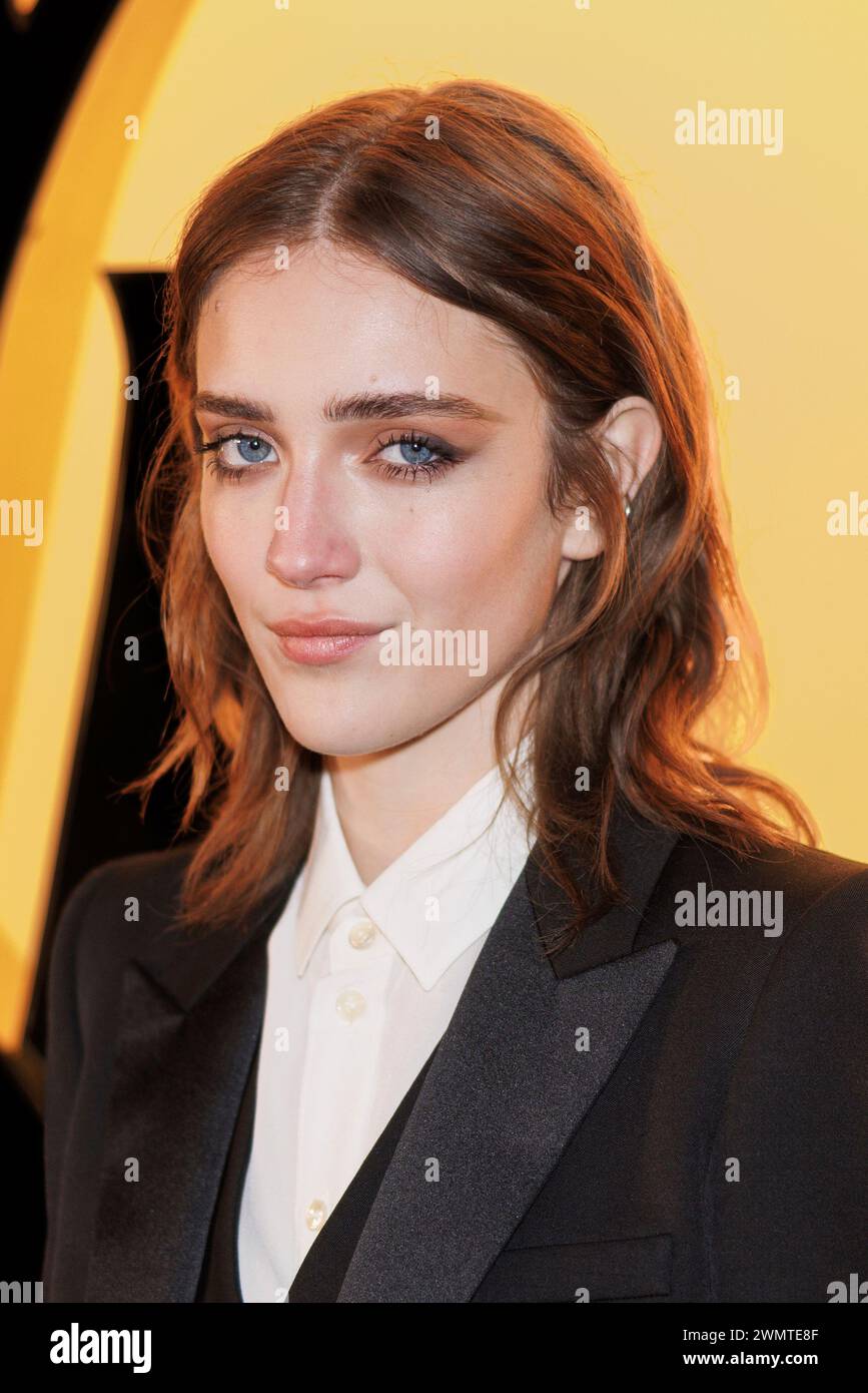 Talia Ryder attends the Yves Saint Laurent Fall/Winter 2024-2025 ready ...