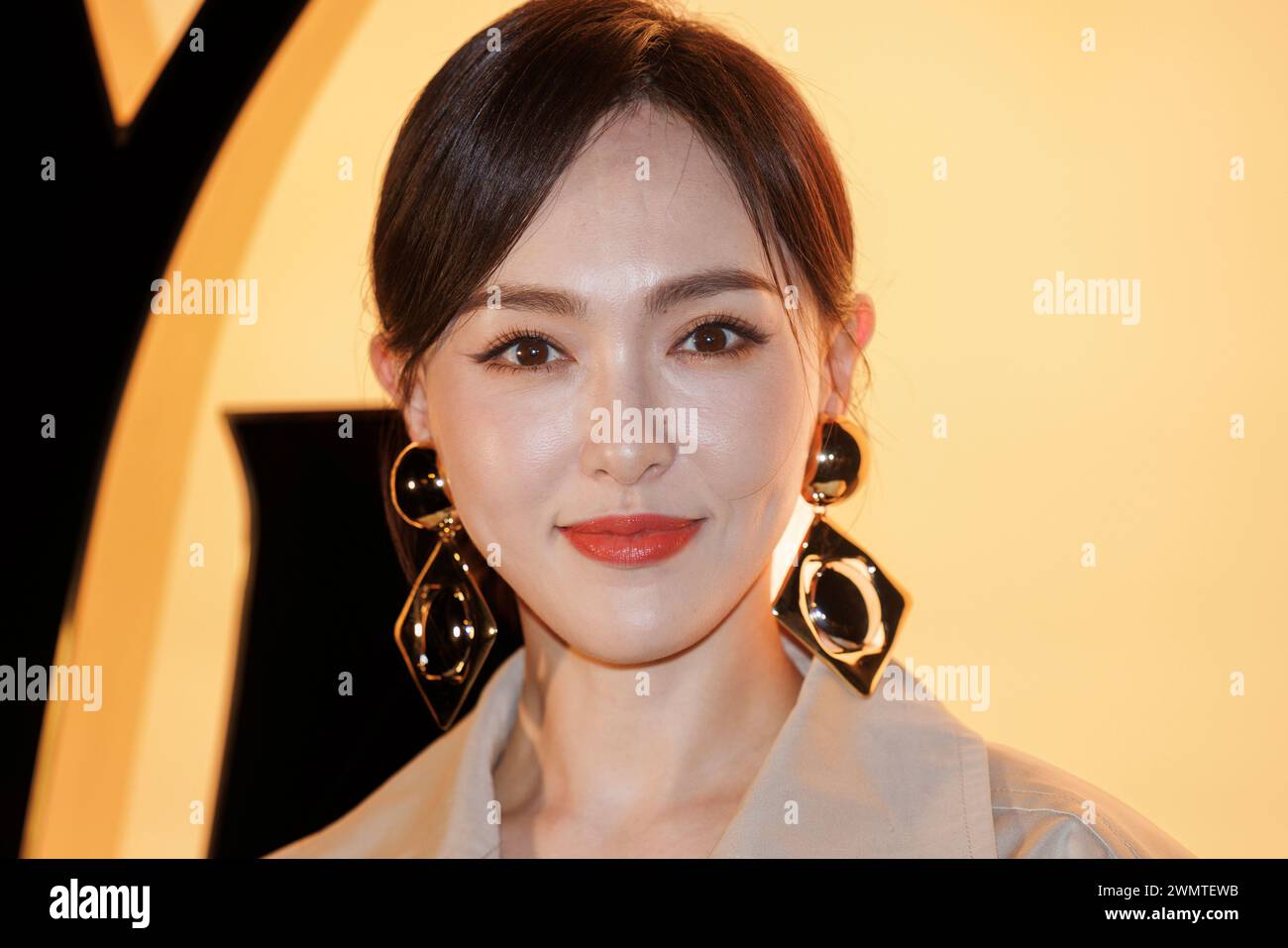 Tang Yan attends the Yves Saint Laurent Fall/Winter 2024-2025 ready-to ...