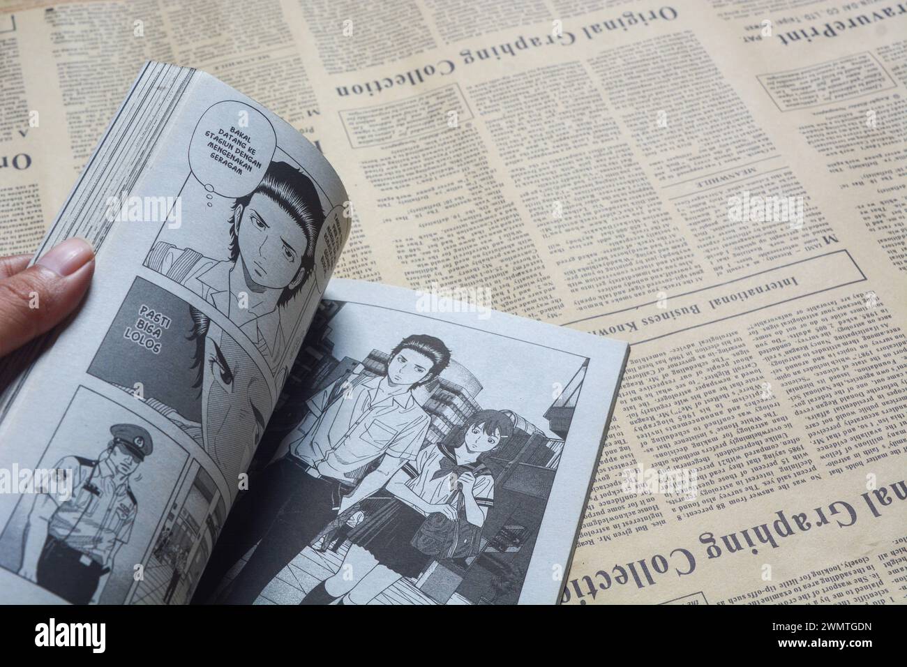 Open book cover illustration cartoon hi-res stock photography and ...