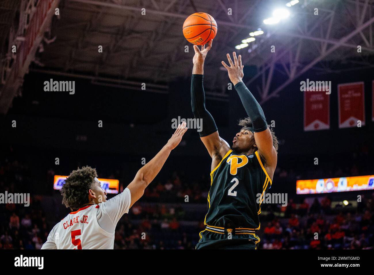 Clemson, SC, USA. 27th Feb, 2024. Pittsburgh Panthers forward Blake ...