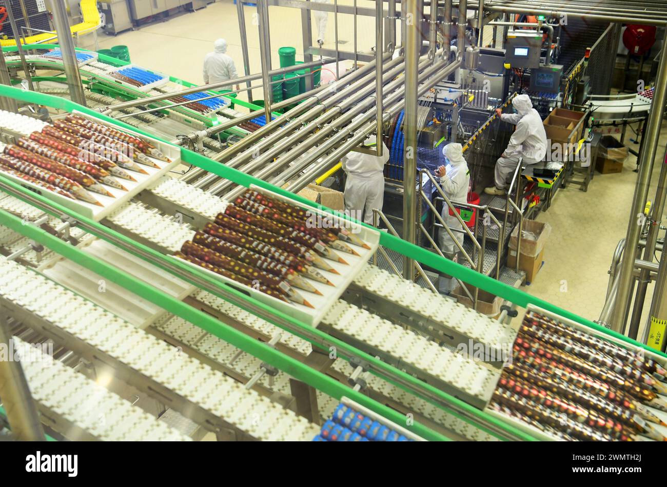 TAICANG, CHINA - FEBRUARY 27, 2024 - Workers work on the production ...