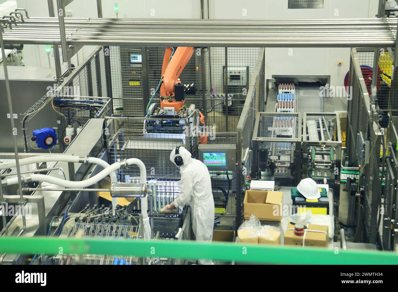 TAICANG, CHINA - FEBRUARY 27, 2024 - Workers work on the production ...
