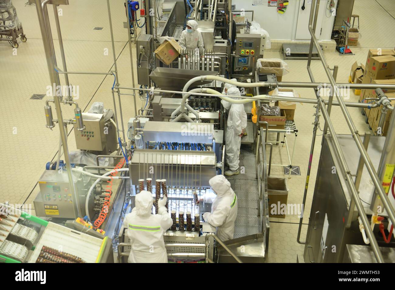 TAICANG, CHINA - FEBRUARY 27, 2024 - Workers work on the production ...