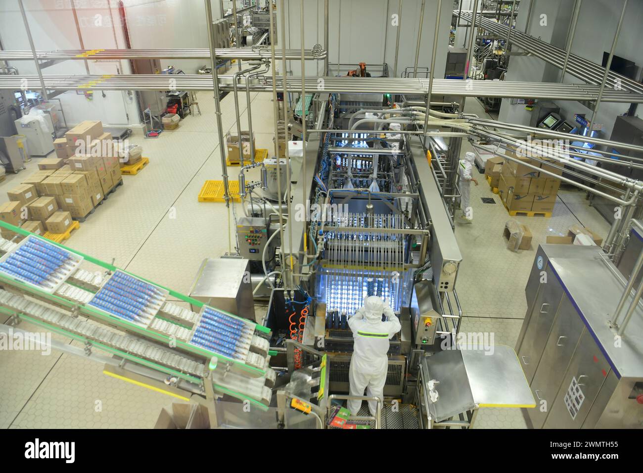 TAICANG, CHINA - FEBRUARY 27, 2024 - Workers work on the production ...