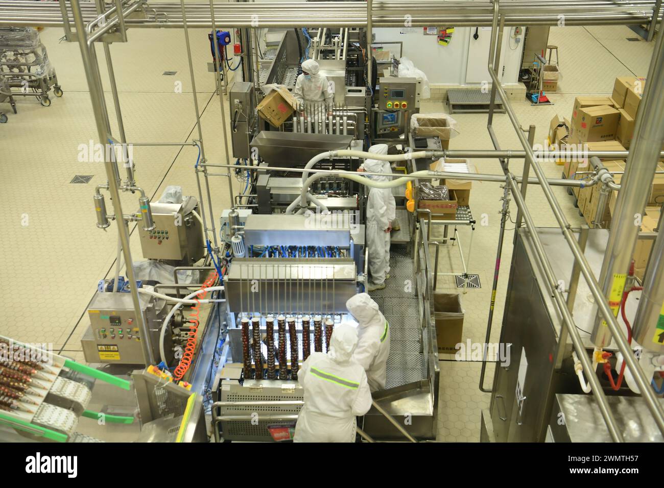 TAICANG, CHINA - FEBRUARY 27, 2024 - Workers work on the production ...