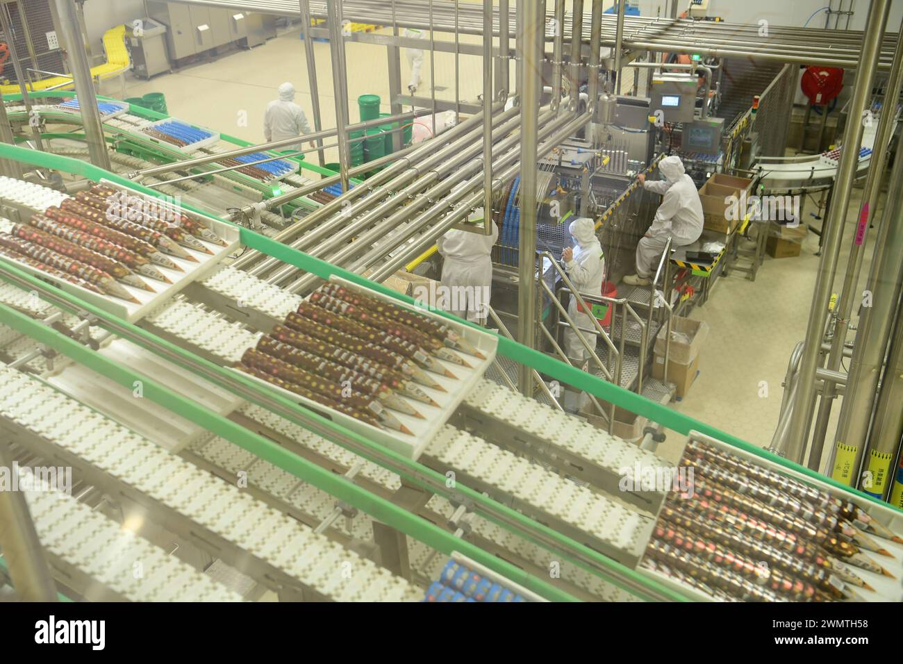 TAICANG, CHINA - FEBRUARY 27, 2024 - Workers work on the production ...
