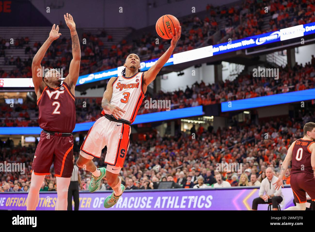 February 27, 2024, Syracuse, New York, USA: During the ACC conference ...