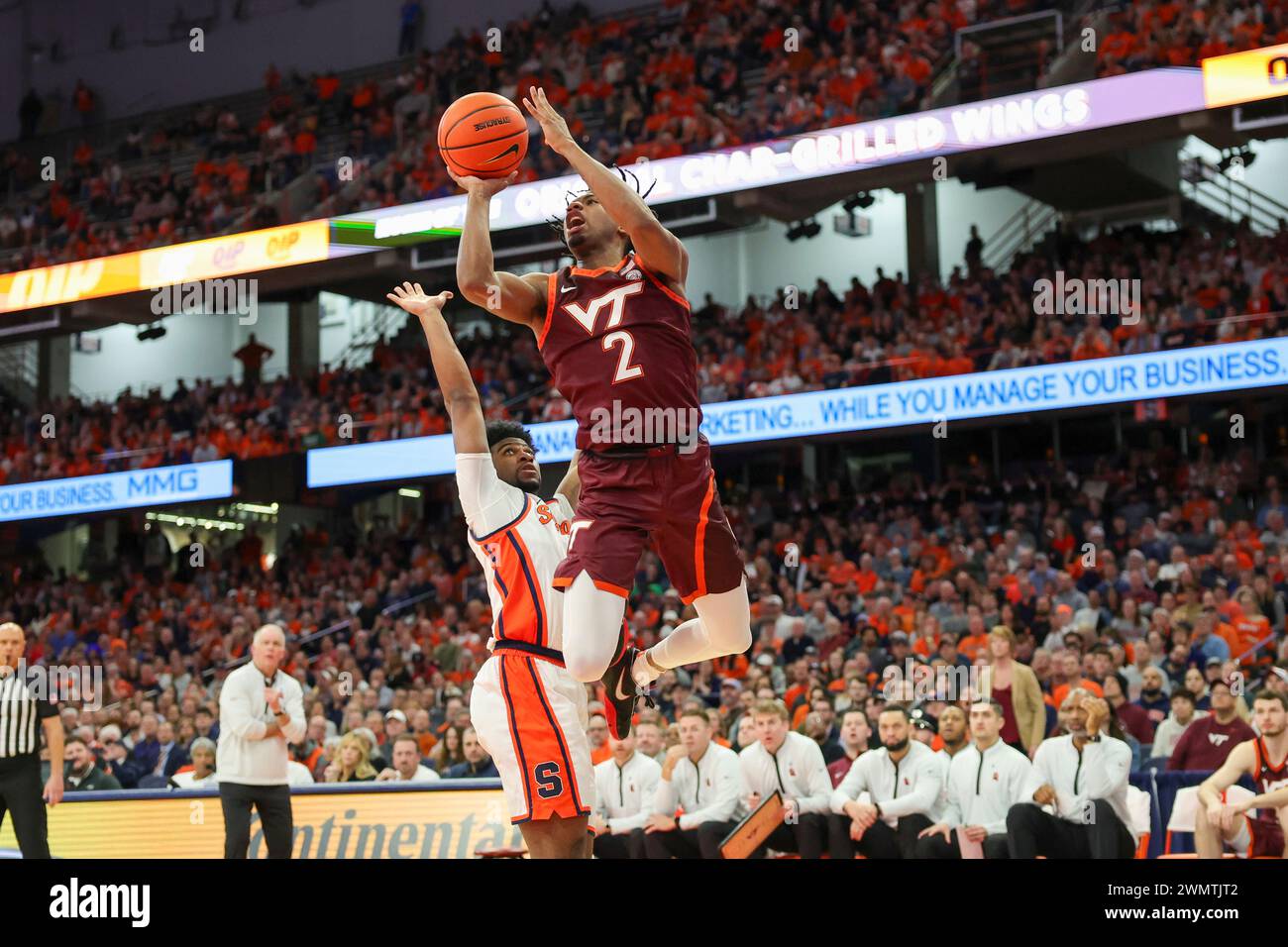 Syracuse, New York, USA. 27th Feb, 2024. During the ACC conference ...