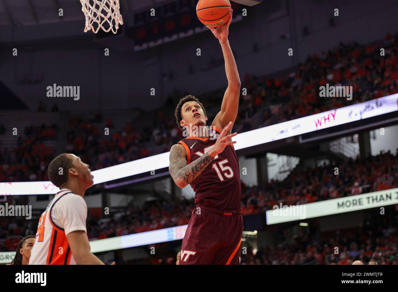 Syracuse, New York, USA. 27th Feb, 2024. During the ACC conference ...