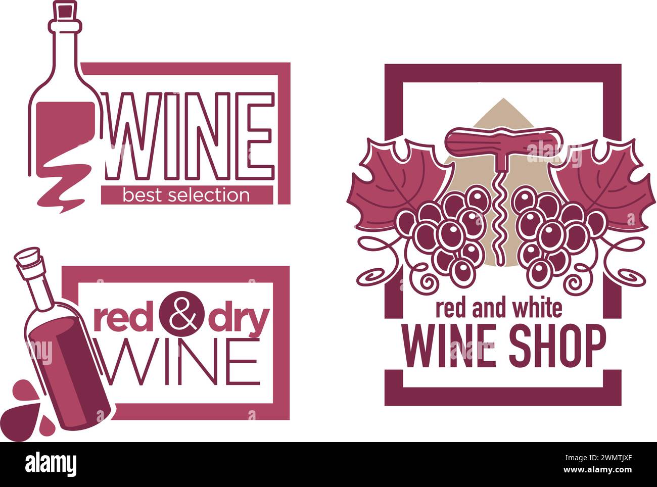 Alcohol selection bar Stock Vector Images - Alamy