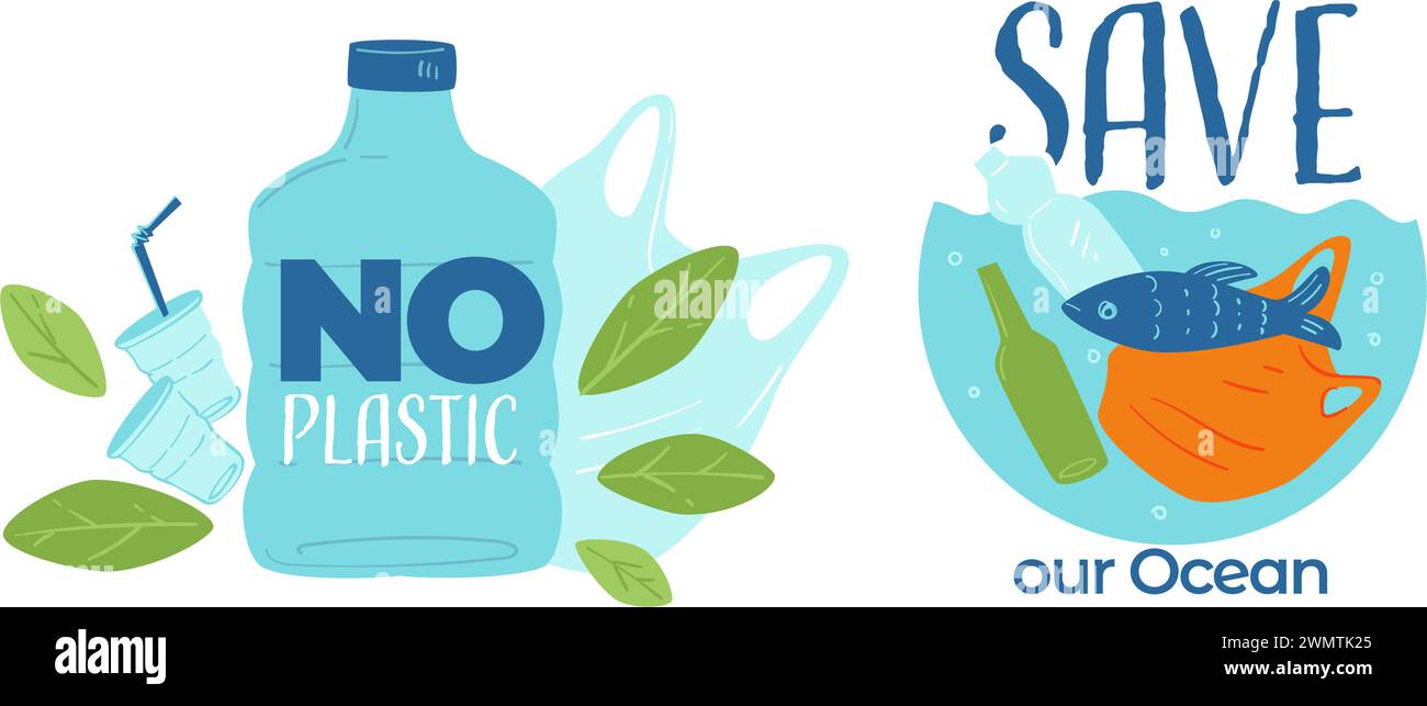 Ocean floating plastic Cut Out Stock Images & Pictures - Alamy