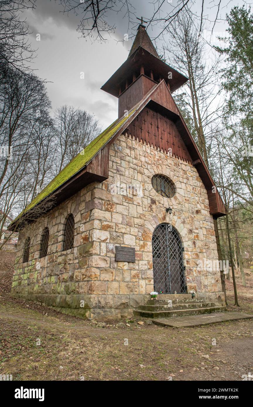 Chapel of Virgin Mary the Queen in Vyhne (kaplnka Panny Marie Kralovnej ...