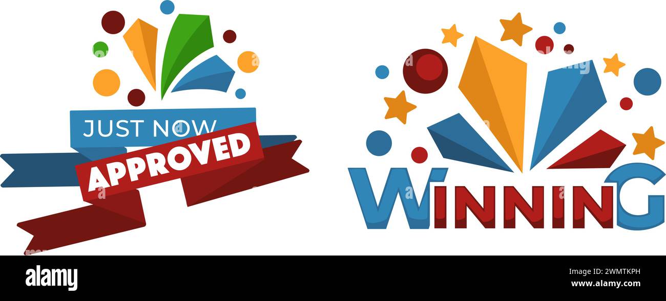 Approved celebration Stock Vector Images - Alamy