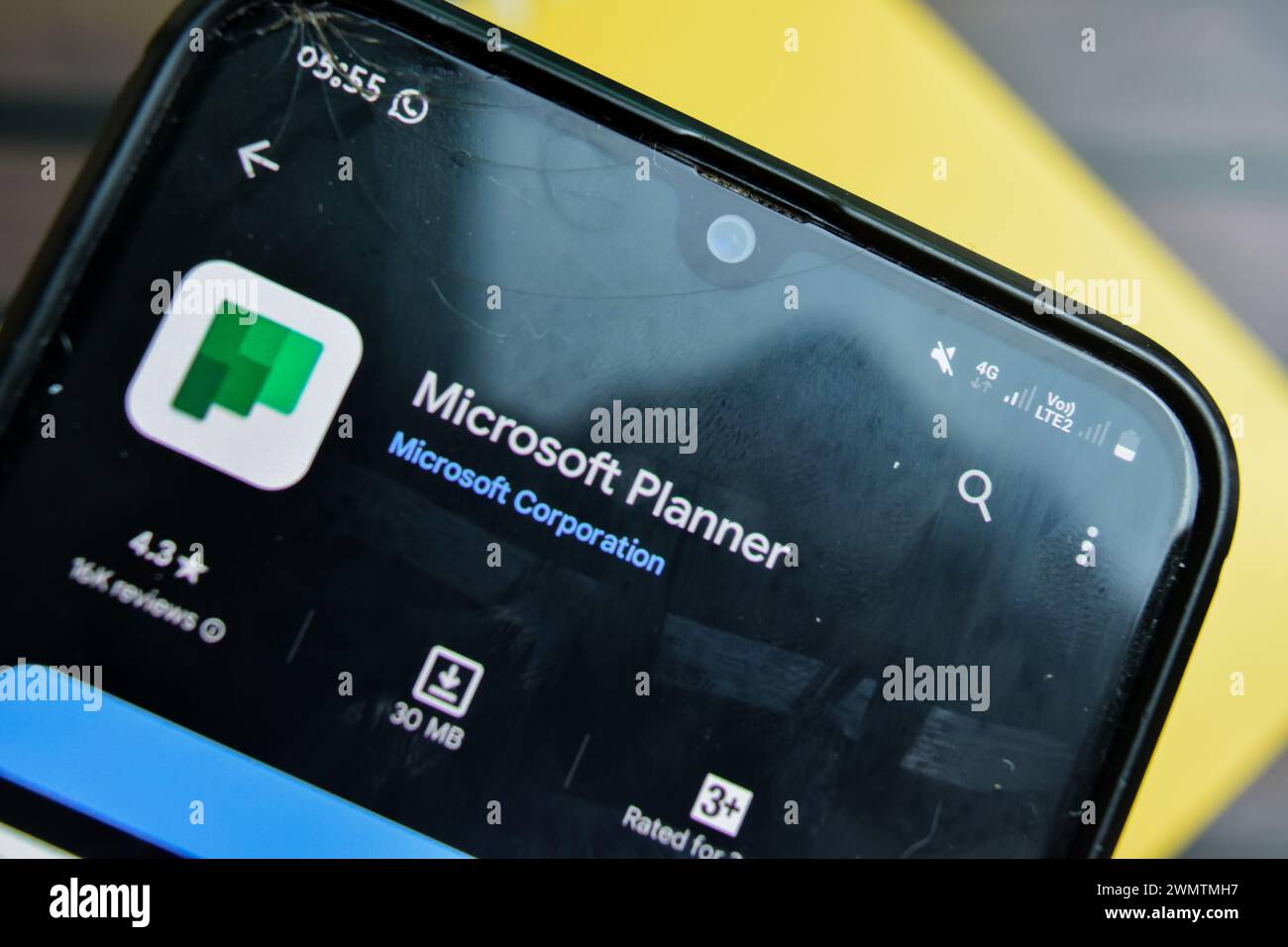 Microsoft Planner application on Smartphone screen. Planner is a ...