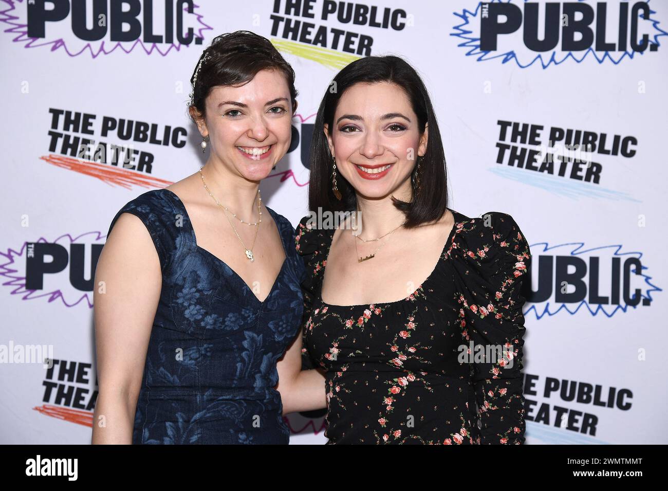 New York, USA. 27th Feb, 2024. (L-R) Allison Benko and Julie Benko ...