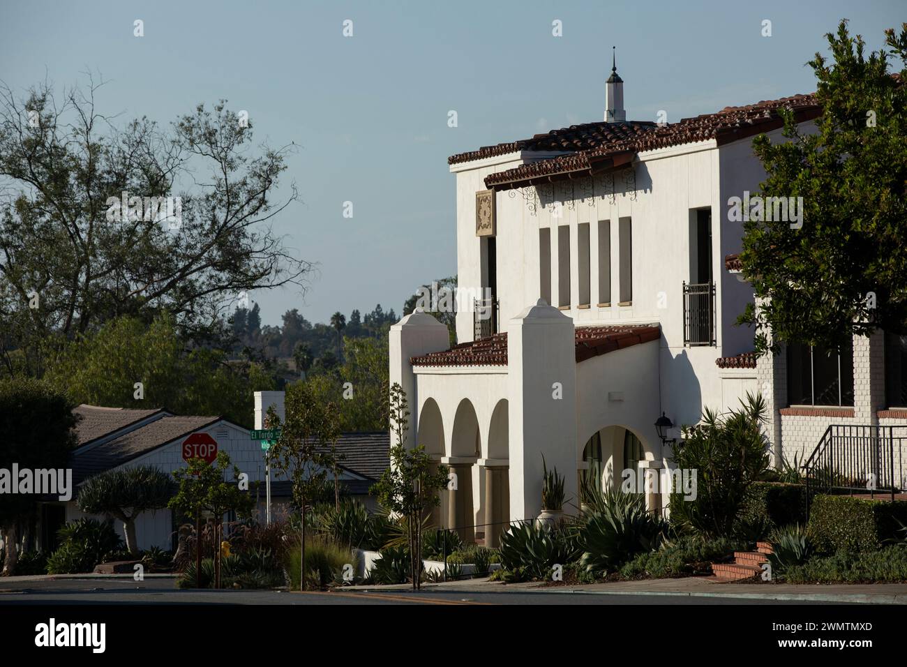 Rancho Santa Fe, California, USA - September 3, 2022: Afternoon light ...