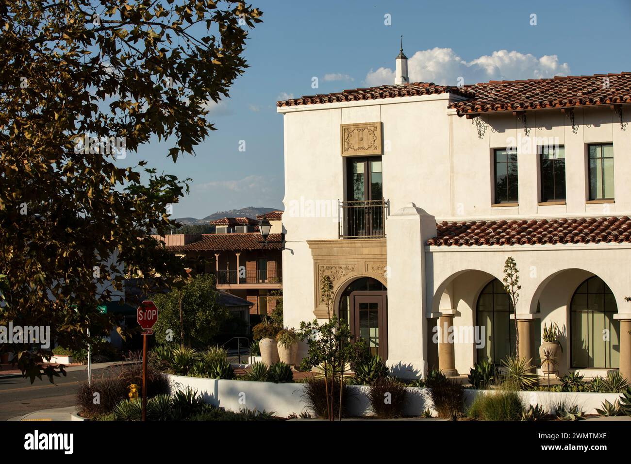 Rancho Santa Fe, California, USA - September 3, 2022: Afternoon light ...